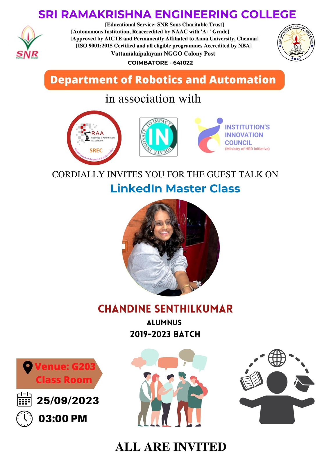 Department of Robotics & Automation | SREC | Coimbatore