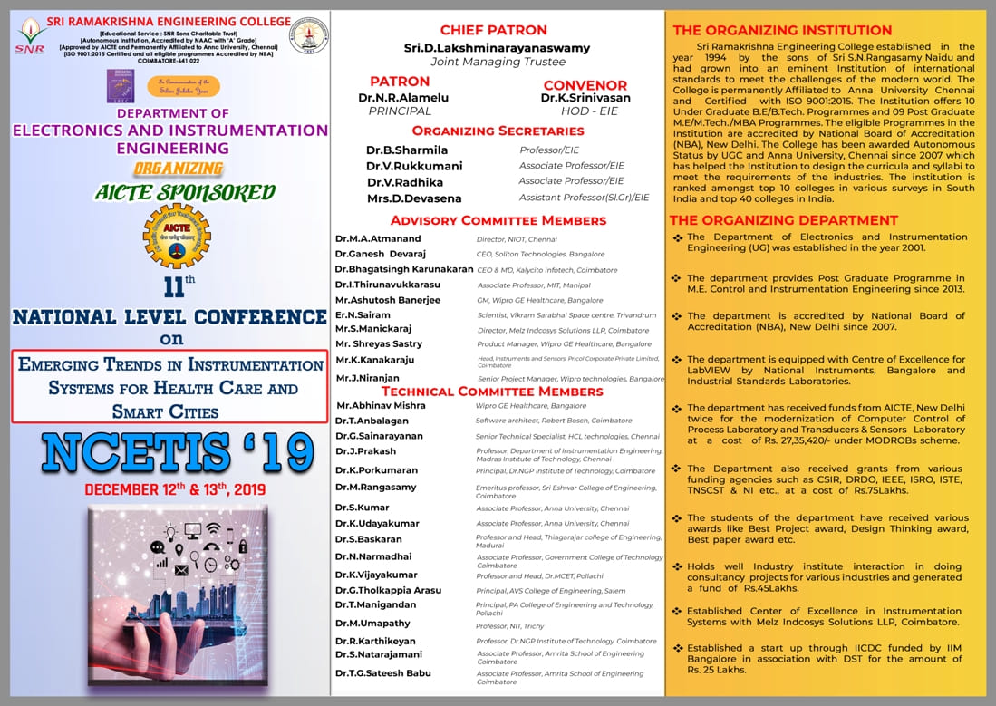 Department of EIE - SREC | Electronics & Instrumentation